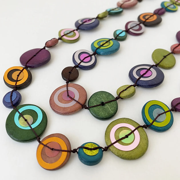 Wood Discs Necklace – Watch Us Women Oakville
