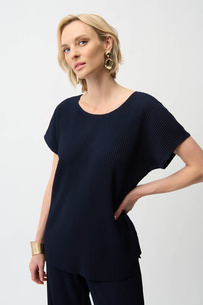 Pleated Scuba Crepe Top – Watch Us Women Oakville